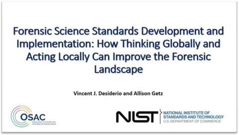 OSAC Standards Bulletin - July 2024 | NIST